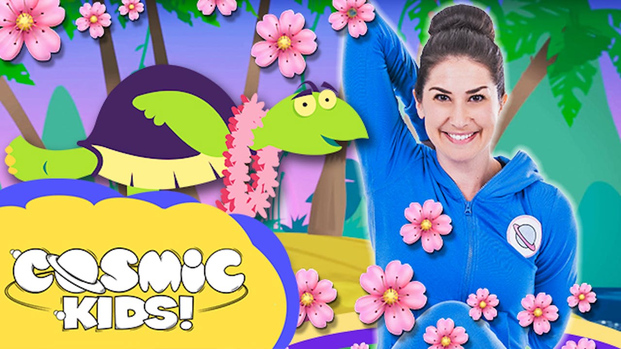 Tommy the Bedtime Turtle 🐢🌼 | Saturday Morning Yoga! - Cosmic Kids App