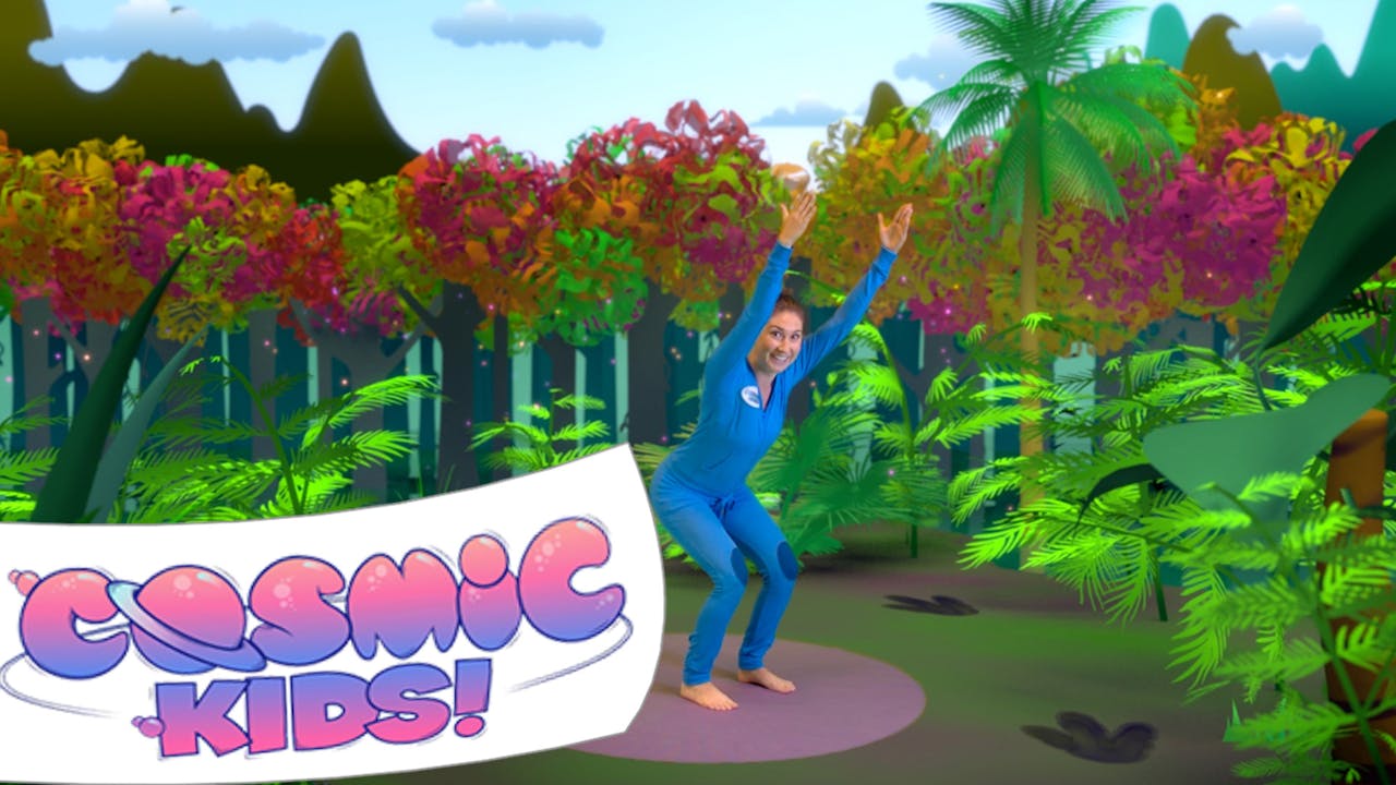 Tiny the T-Rex | Yoga Adventure! - Cosmic Kids App