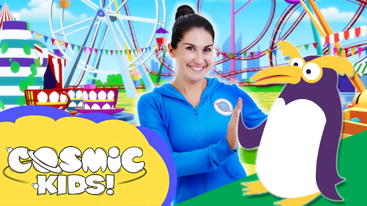 Pedro the Penguin Goes to the Funfair | Saturday Morning Yoga! - Cosmic ...