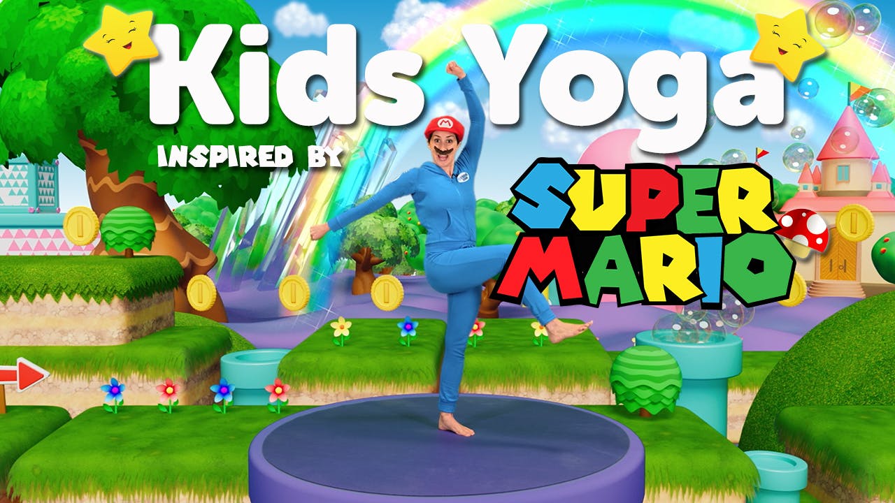 Super Mario | Yoga Adventure! 🍄⭐ - Cosmic Kids App