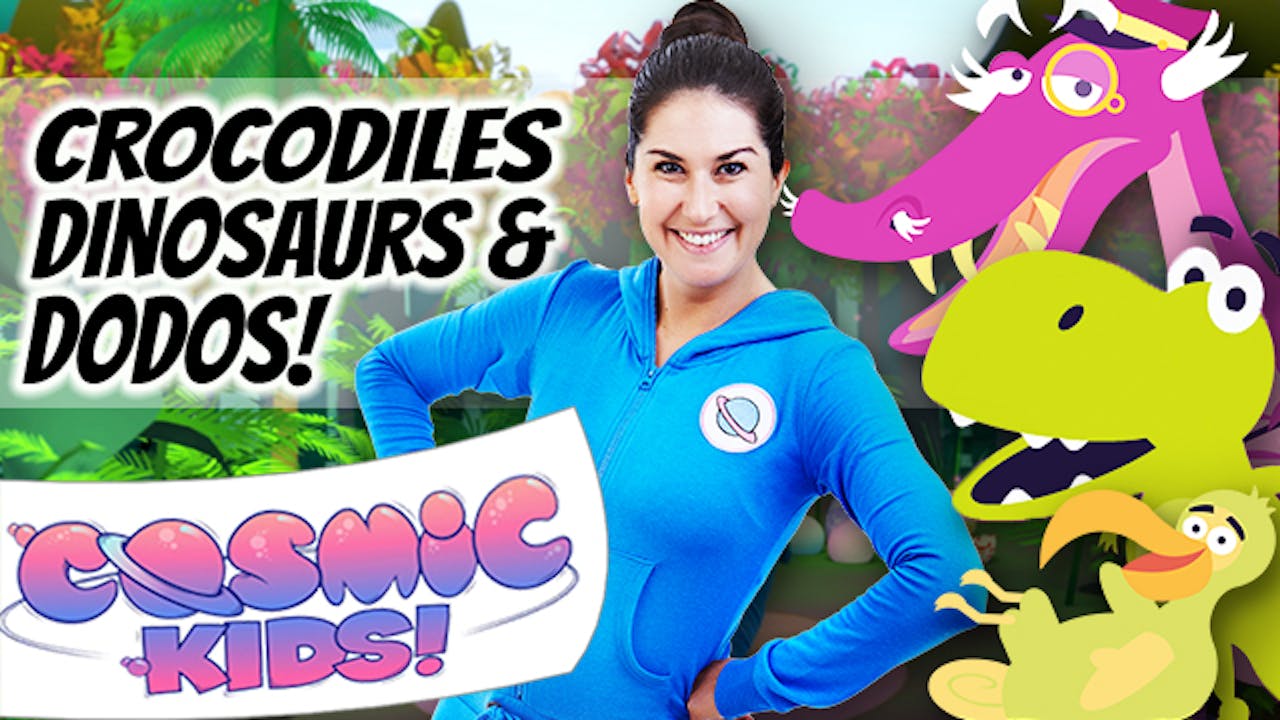 Yoga for Kids | Crocodiles, Dinosaurs and Dodos 🐊🦖🐥(60mins) - Cosmic ...