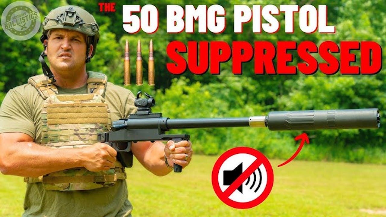 The 50 BMG Pistol Suppressed (How Quiet Is Subsonic 50 BMG ...