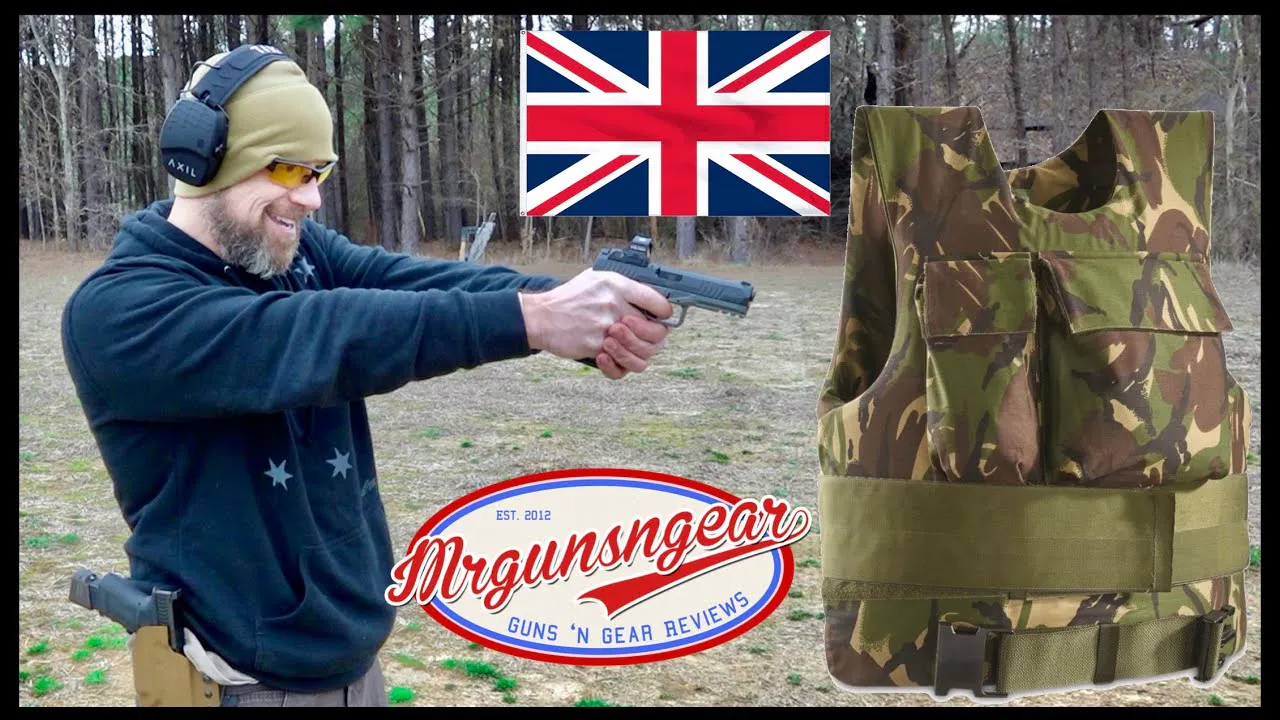 Surplus British Kevlar Armor Vest Test & Review - Mrgunsngear - Warrior ...