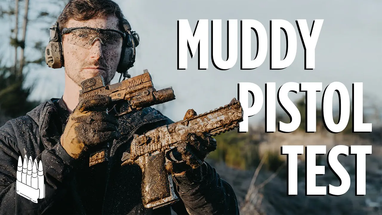 We Torture Your Favorite Pistols In Mud Glock Sig M P Desert Eagle