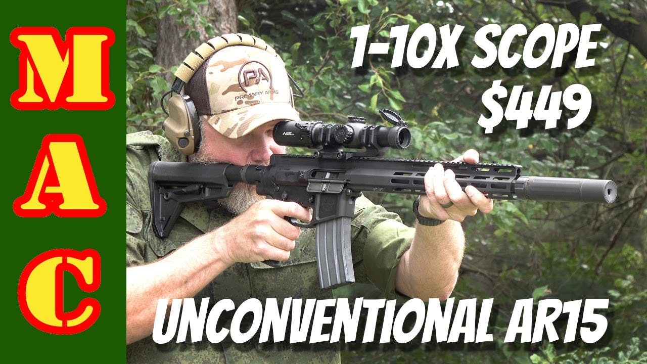 New AFFORDABLE 1-10X LPVO on the Unconventional FM-15 Gen 2 - Military ...