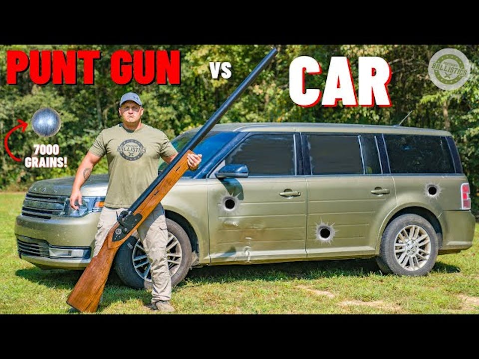 Punt Gun vs Car 🚘 (The Biggest Shotgun EVER !!!) - Kentucky Ballistics ...