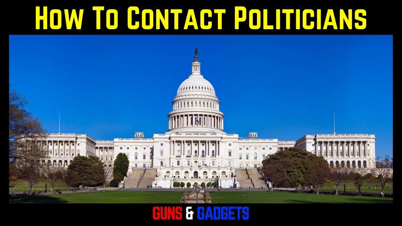 How To Contact Politicians - Warrior Poet Society Network