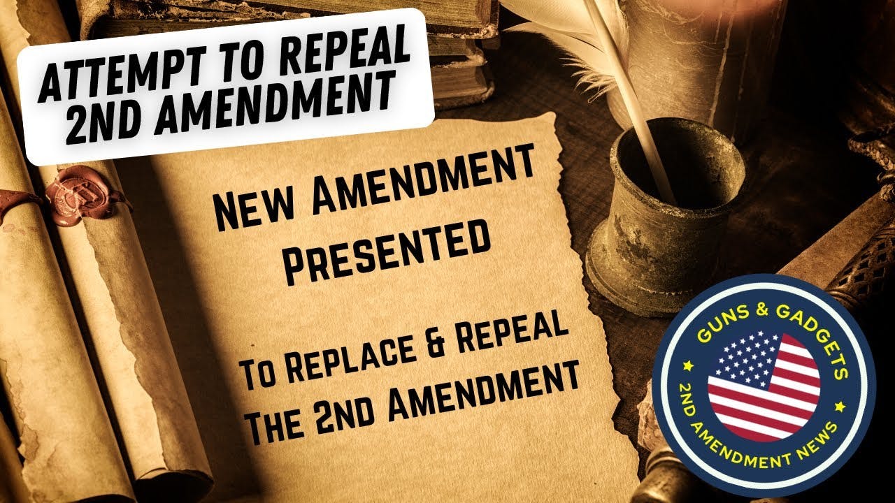 ATTENTION_ An Amendment To REPEAL & REPLACE The 2nd Amendment - Guns ...