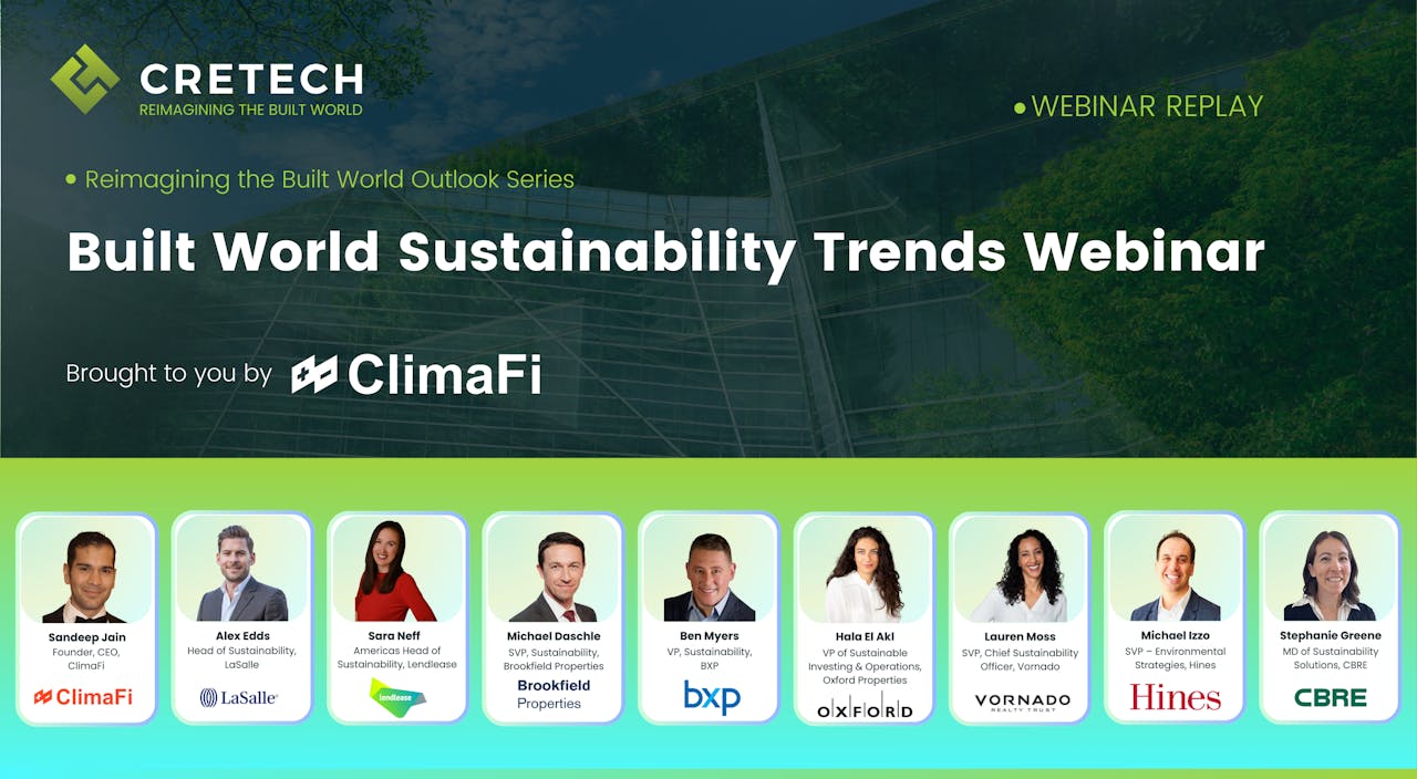 Built World Sustainability Trends Webinar Brought to you by ClimaFi ...