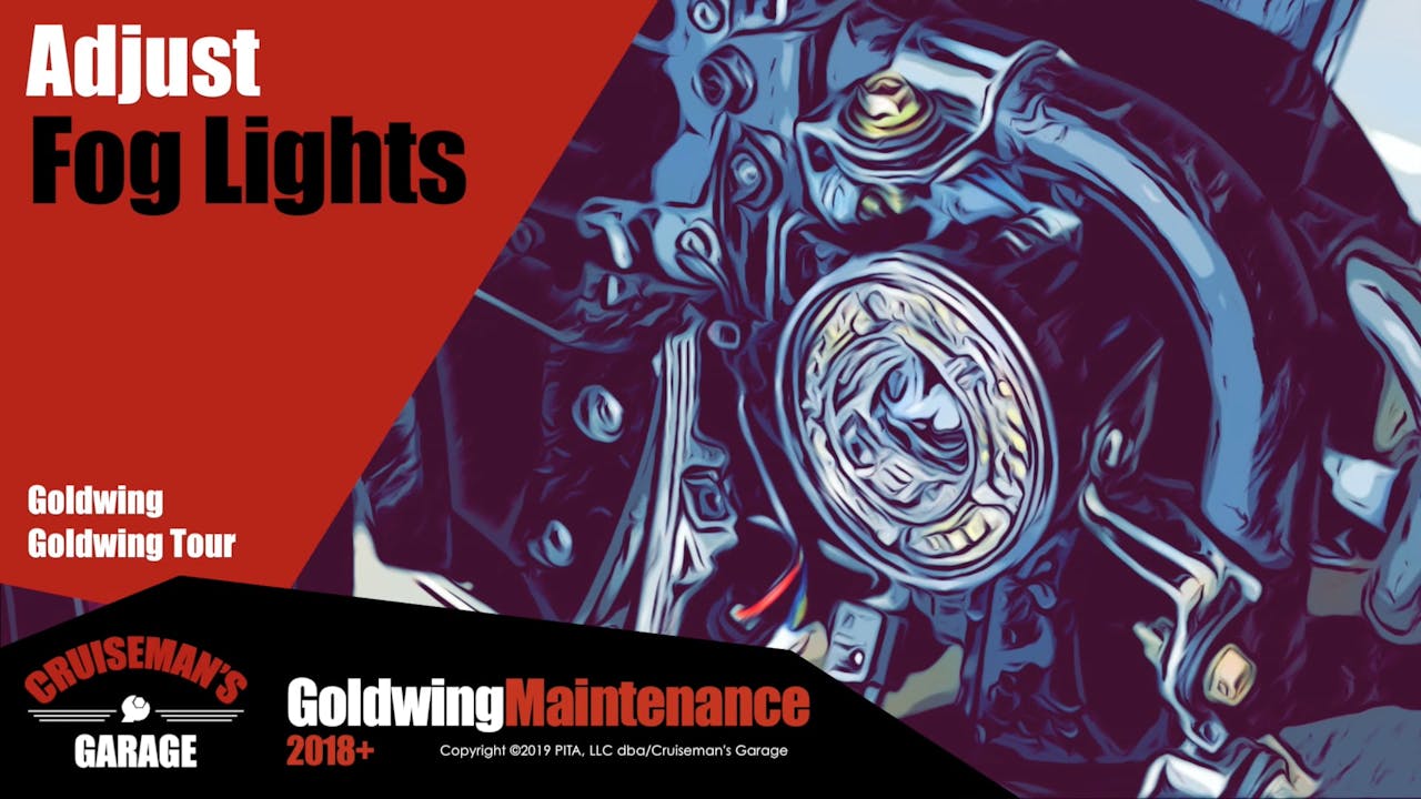 Fog Light Adjustment - Cruiseman's Garage