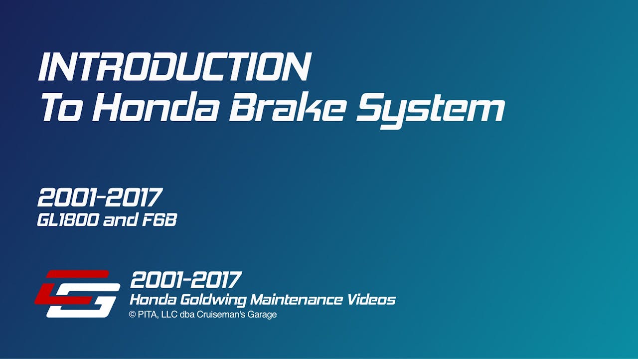 Introduction to Brake System - Cruiseman's Garage
