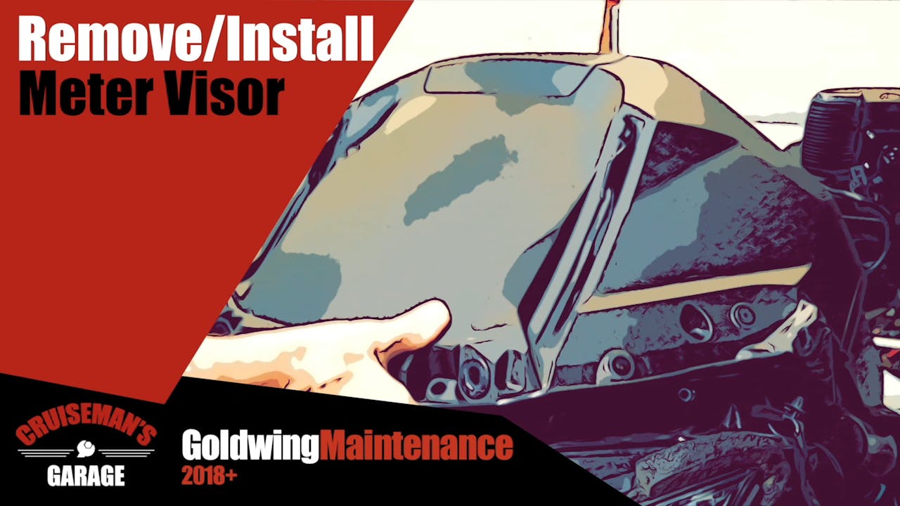 Meter Visor Remove/Install - Cruiseman's Garage