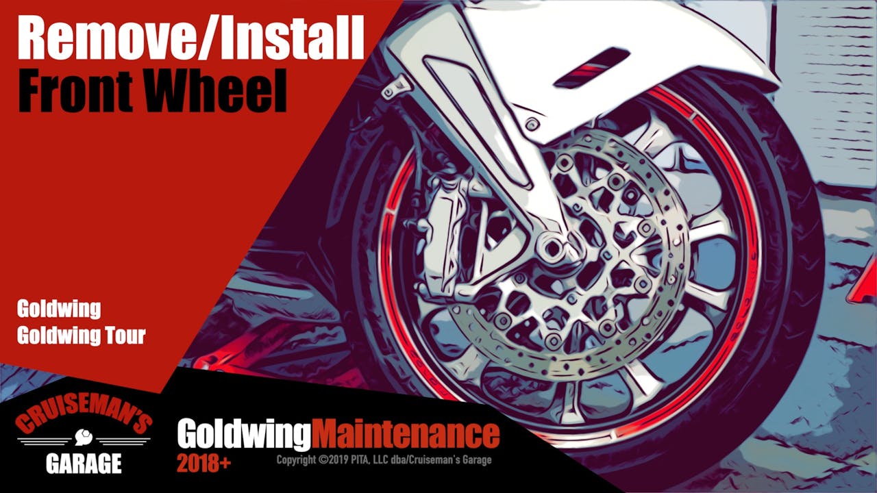 Front Wheel Remove and Re-Install - Cruiseman's Garage