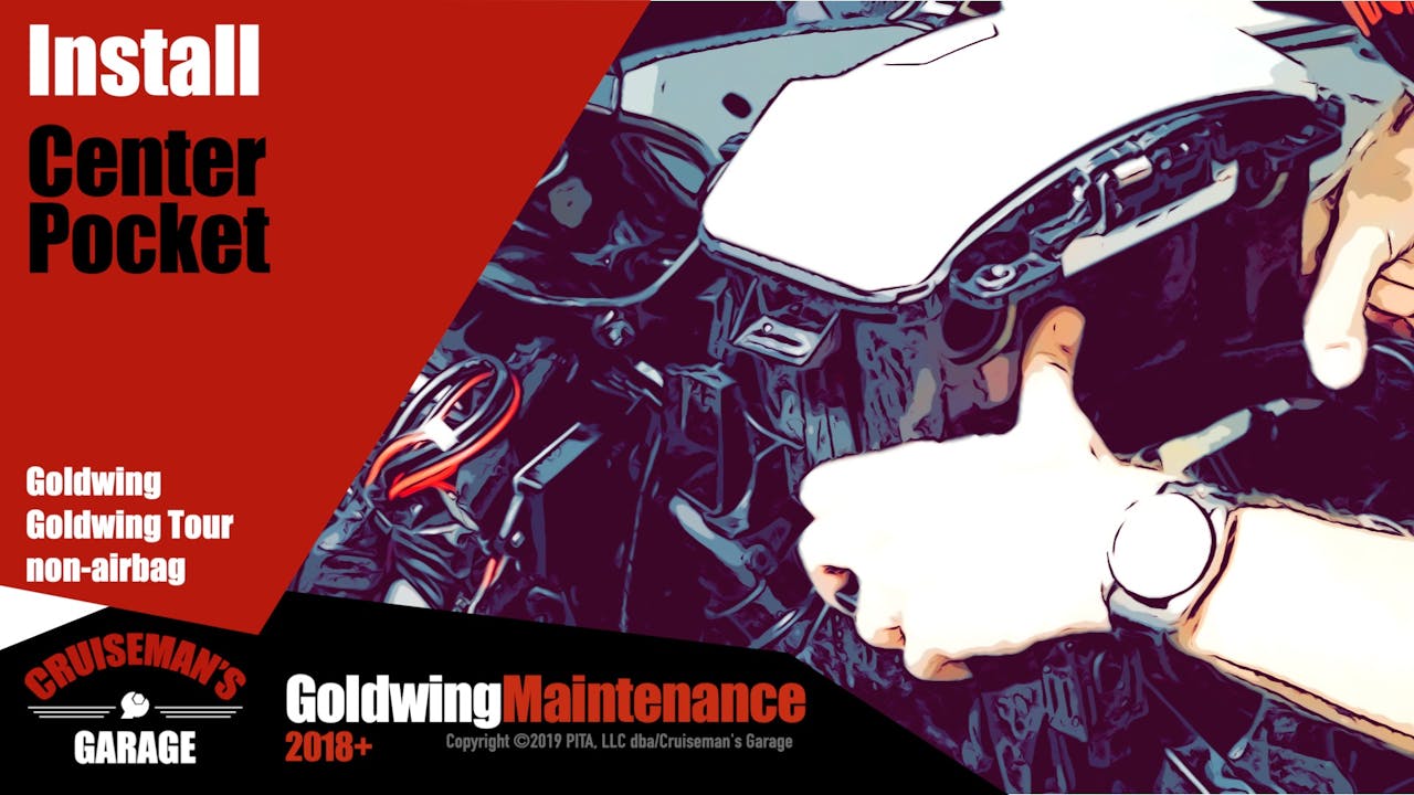Center Pocket Install - 2018 - 2025 Goldwing Maintenance - Cruiseman's ...