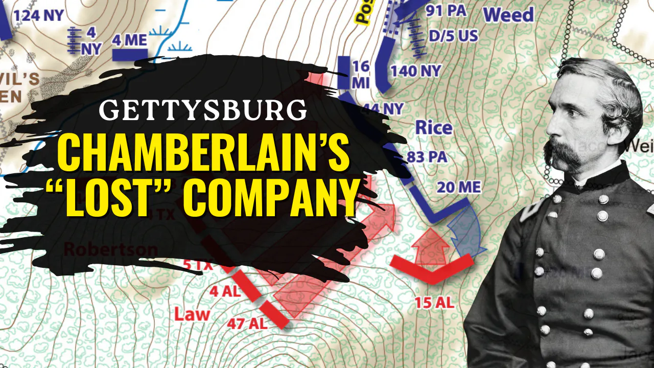 Gettysburg: Chamberlain's "Lost" Company - Project Past - HistoryFix