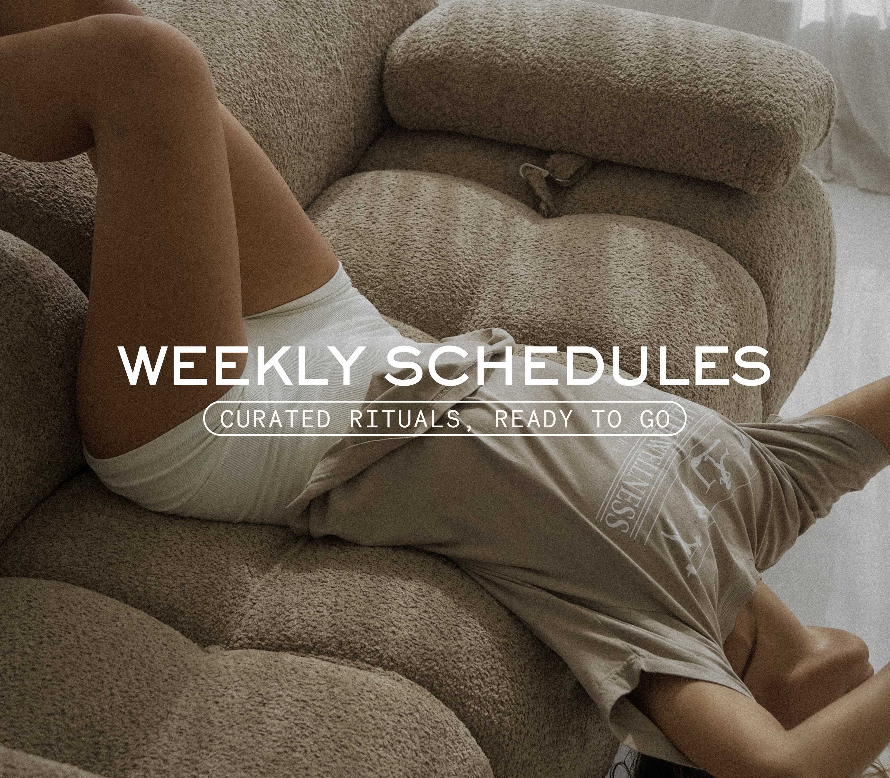 Weekly Schedules - Daily Devotion