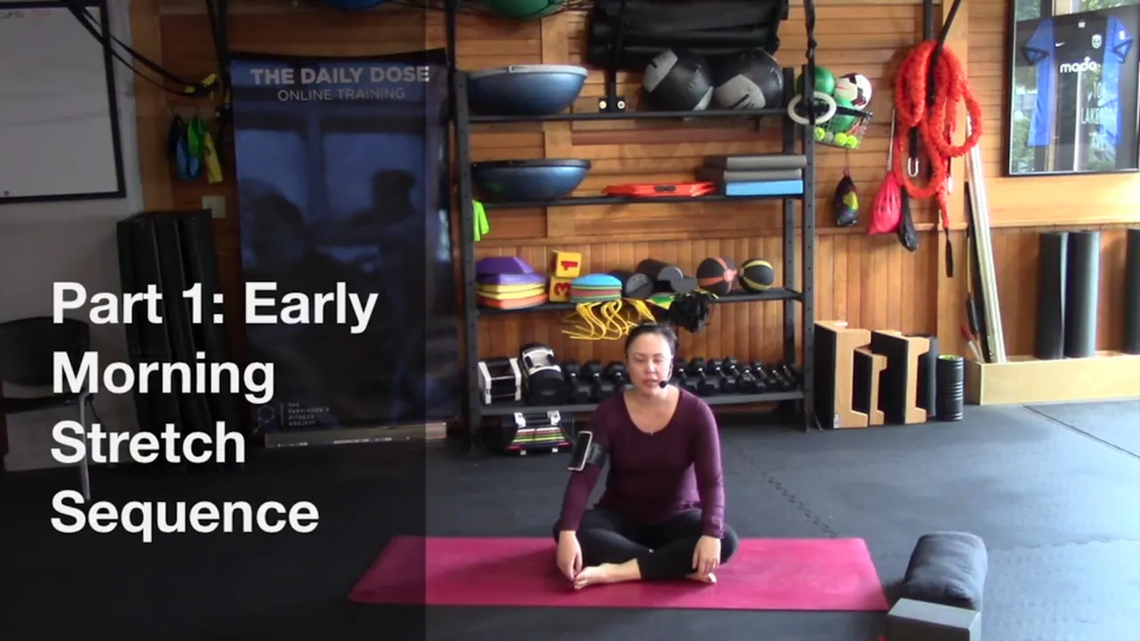 Part 1: Early Morning Stretch Sequence - Daily Dose PD