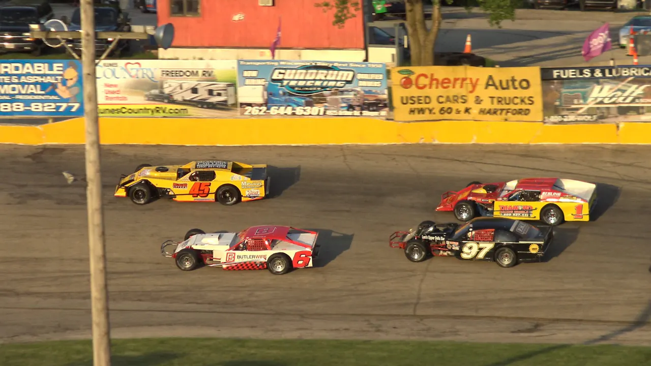 Slinger Speedway Modified Feature June 7 2020 - Dan Margetta Slinger ...