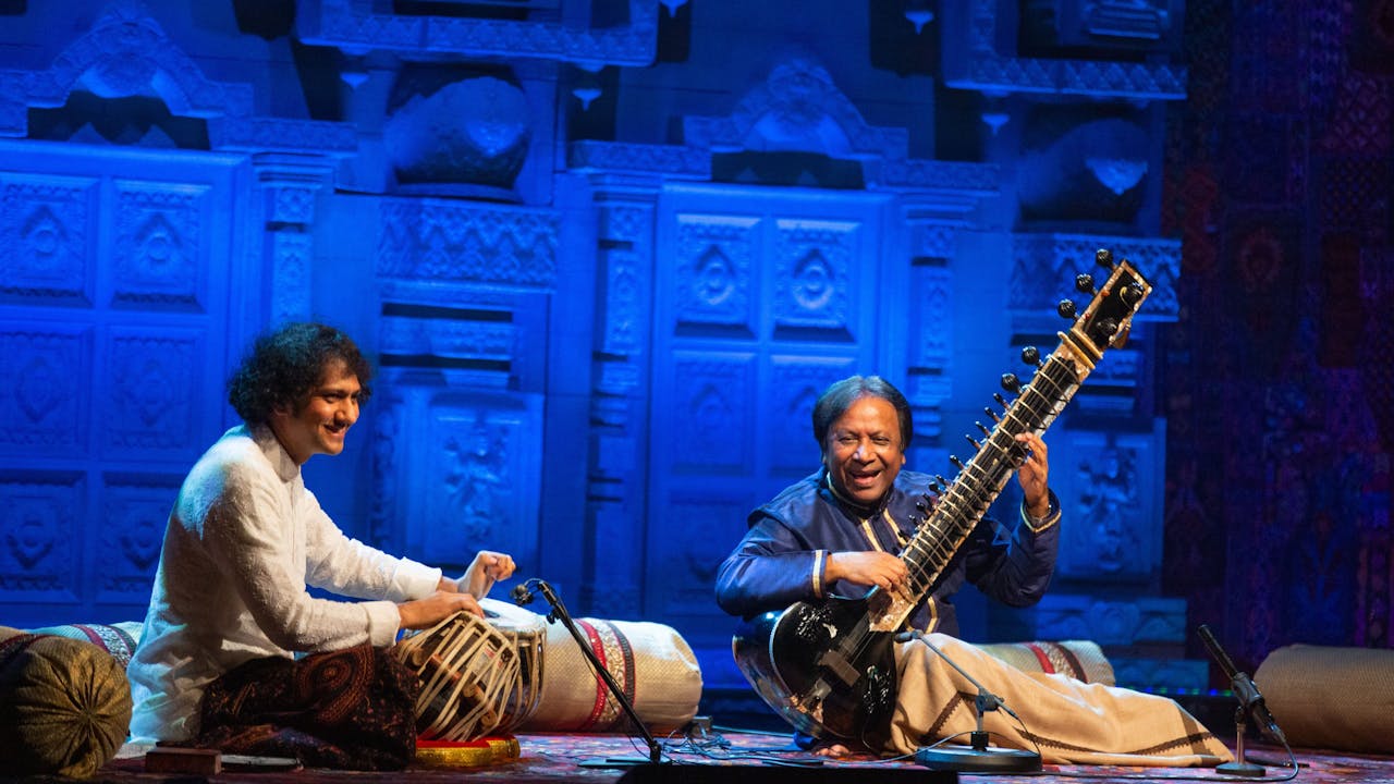 Ustad Shahid Parvez & Ojas Adhiya | Raag Yaman - Darbar Player