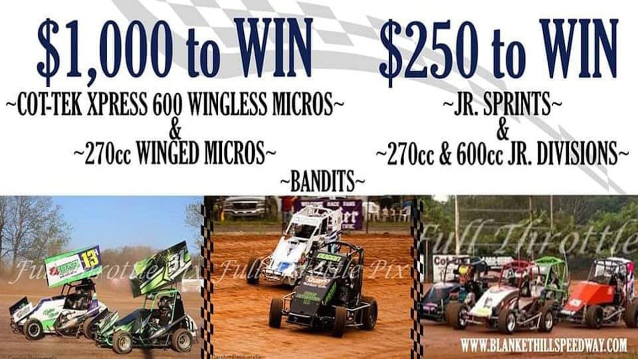 5.21.23 Blanket Hill Speedway, BHS 2023 Sprint Car Spring Nationals ...