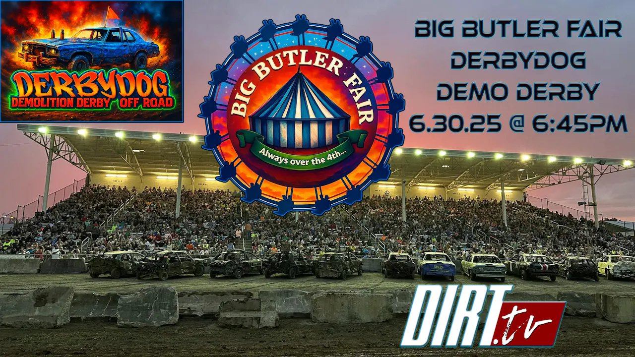 6.30.25 Big Butler Fair, DerbyDogs Demo Derby - 07/01/2025, 01:25:55 ...