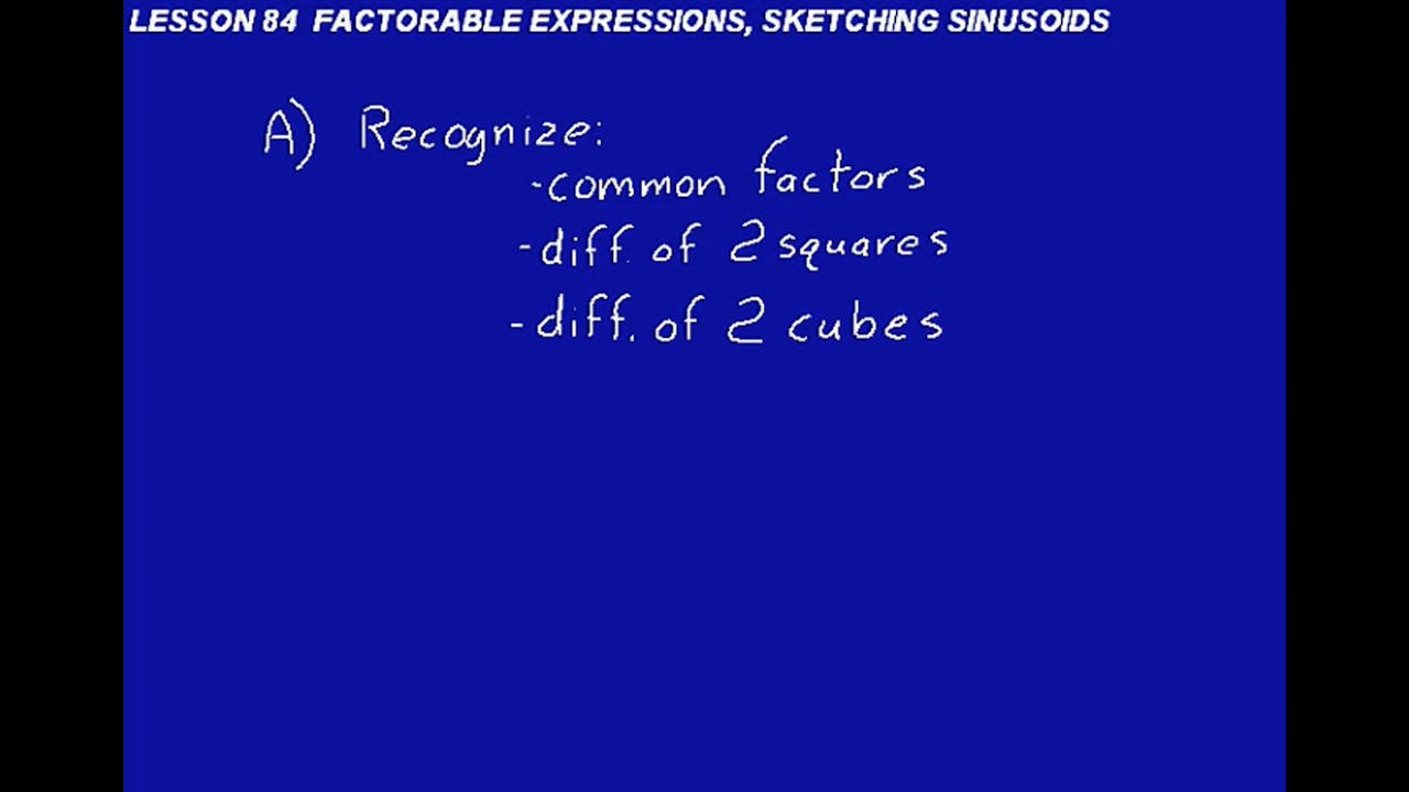 Lesson 84 DIVE Advanced Math - DIVE into Math and Science