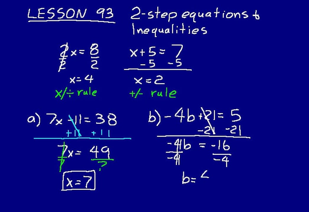 Lesson 93 DIVE Math 8/7 2nd Edition - DIVE into Math and Science