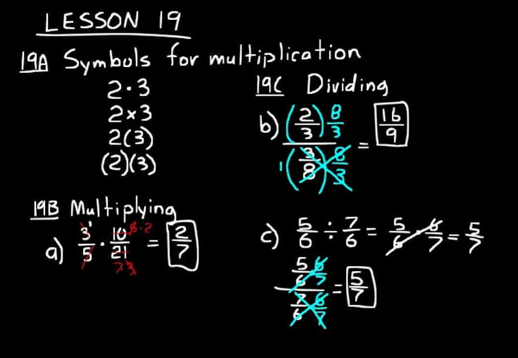 Lesson 19 DIVE Algebra Half, 3rd Edition - DIVE into Math and Science