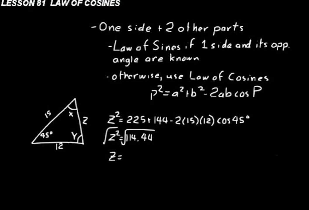 Lesson 81 DIVE Advanced Math - DIVE Video Lectures for Advanced Math ...