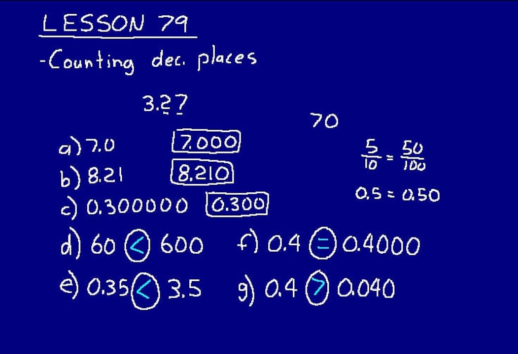 Lesson 79 DIVE 6/5, 2nd Edition - DIVE into Math and Science