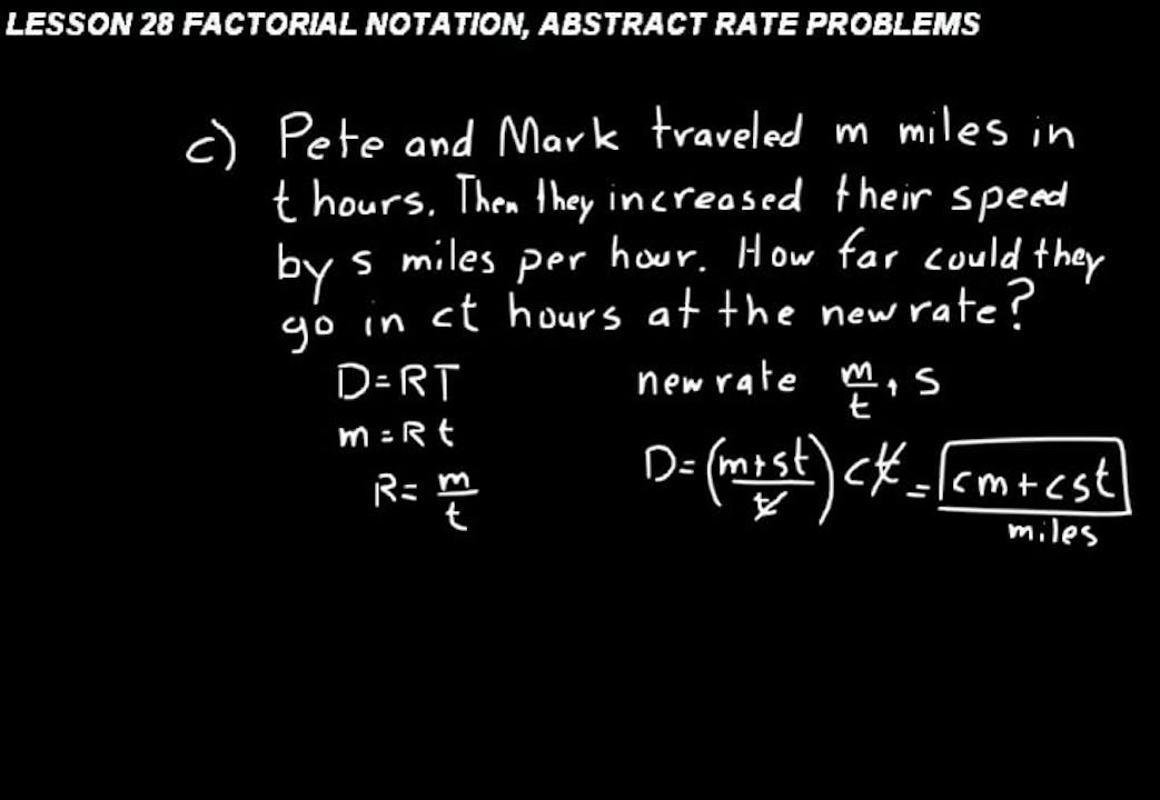 Lesson 28 DIVE Advanced Math - DIVE into Math and Science