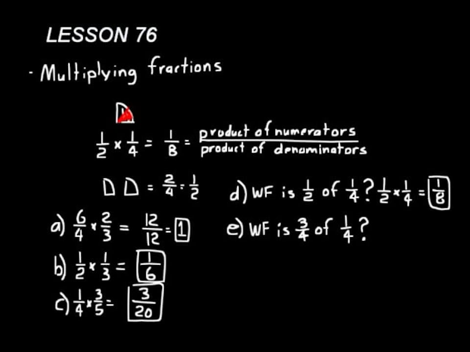 Lesson 76 DIVE 6/5, 3rd Edition - DIVE Lectures for Saxon Math 6/5, 3rd ...