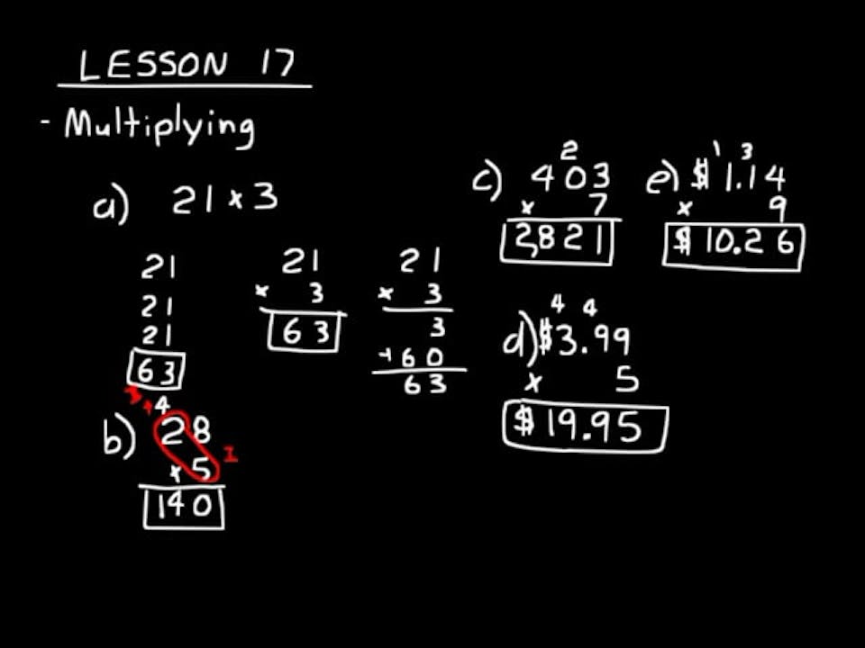 Lesson 17 DIVE 6/5, 3rd Edition - DIVE Lectures for Saxon Math 6/5, 3rd ...
