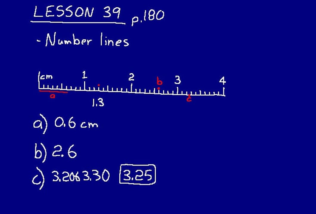 Lesson 39 DIVE Math 8/7 1st Edition - DIVE into Math and Science