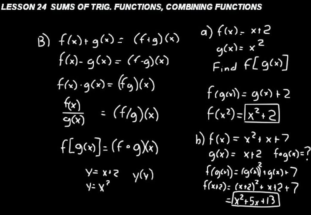 Lesson 24 DIVE Advanced Math - DIVE into Math and Science