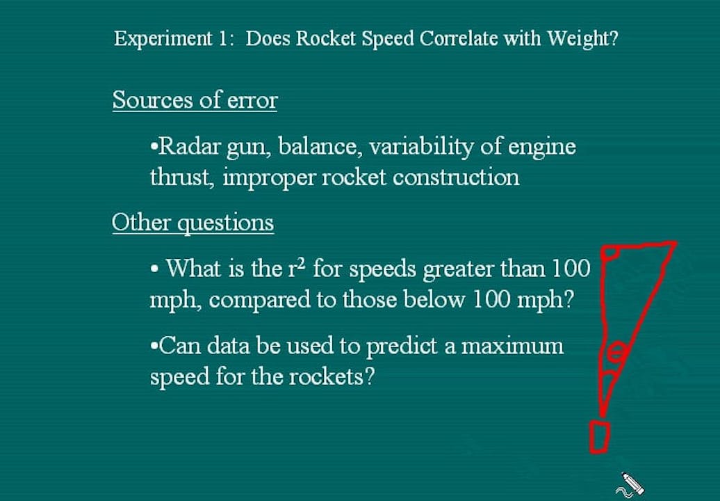 Week 12 Analysis Of Rocket Data-11 - DIVE Video Course for Saxon ...