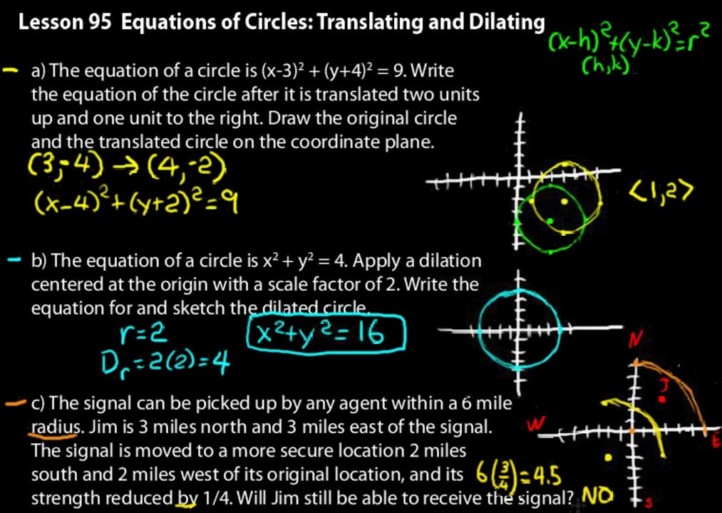 Lesson 95 Lecture DIVE Geometry - DIVE into Math and Science