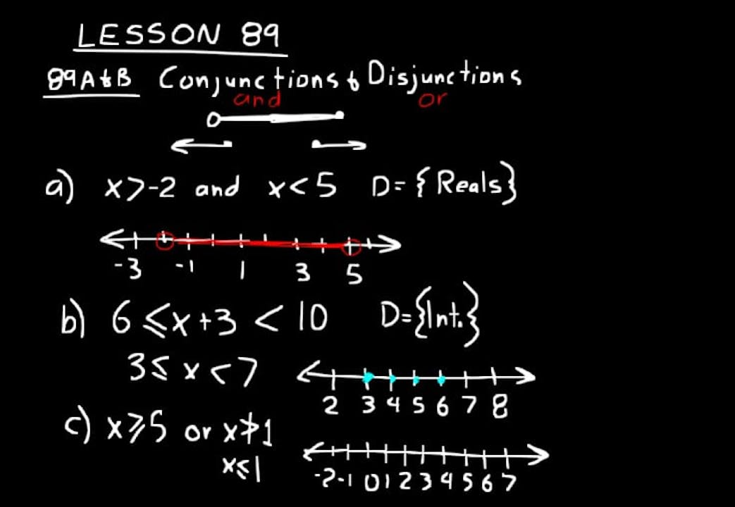 Lesson 89 DIVE Algebra 2, 3rd Edition - DIVE Lectures for Saxon Algebra ...