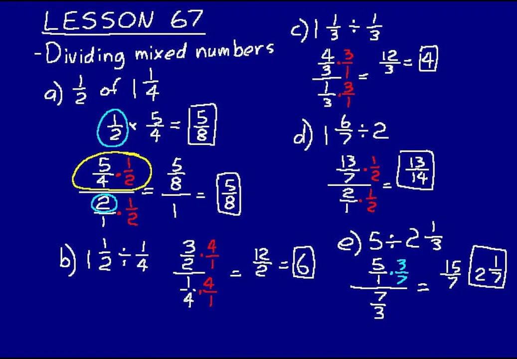 Lesson 67 DIVE 7/6, 3rd Edition - DIVE Lectures for Saxon Math 7/6, 3rd ...