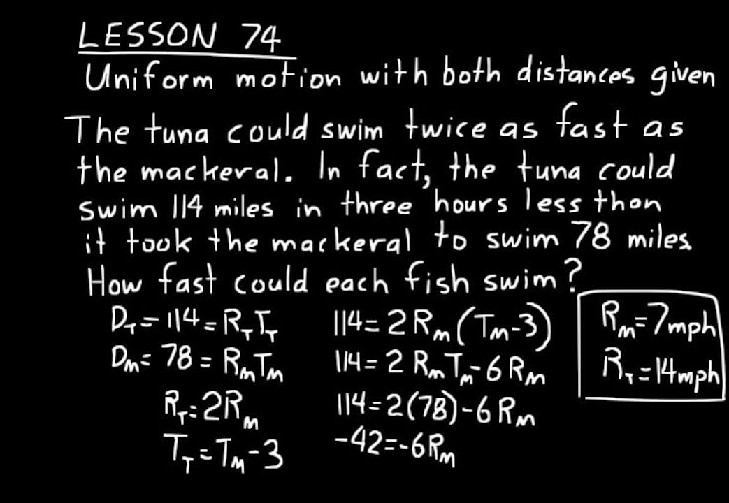 Lesson 74 DIVE Algebra 2, 3rd Edition - DIVE into Math and Science