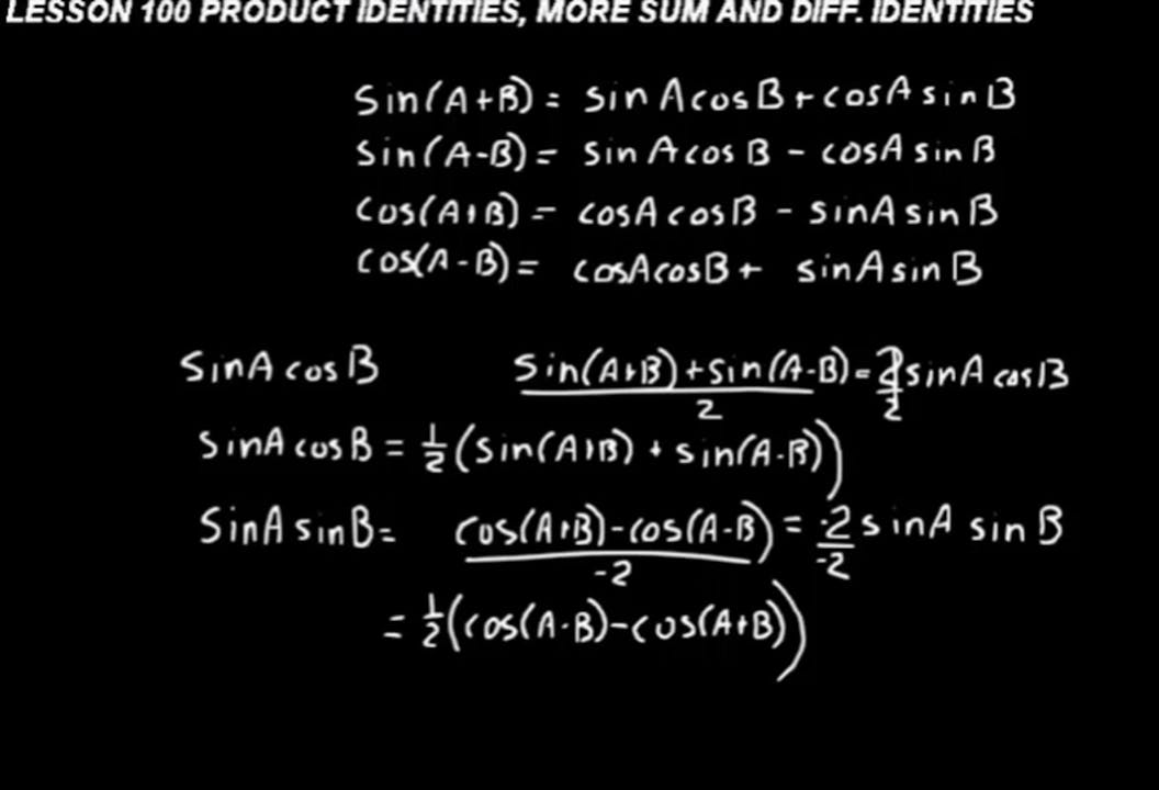 Lesson 100 DIVE Advanced Math - DIVE into Math and Science