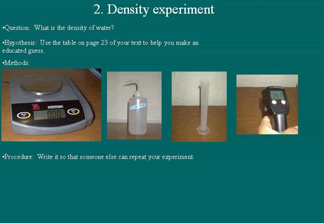 Week 02 Precision, Density-2 - DIVE Video Course for Saxon Physics, 1st ...