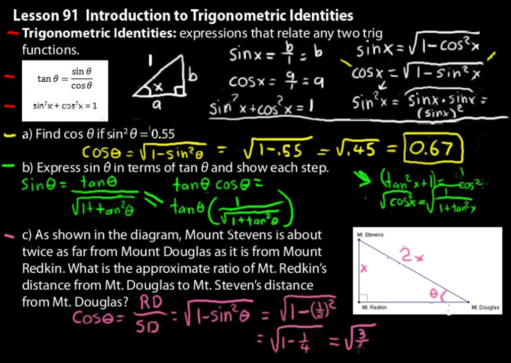 Lesson 91 Lecture DIVE Geometry - DIVE into Math and Science