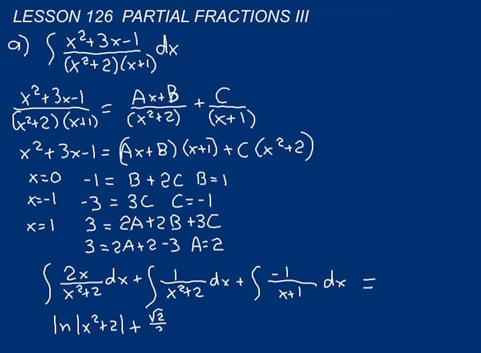 Lesson 126 DIVE Calculus, 2nd Edition - DIVE into Math and Science