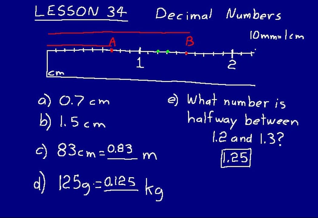 Lesson 34 DIVE Math 8/7 2nd Edition - DIVE into Math and Science