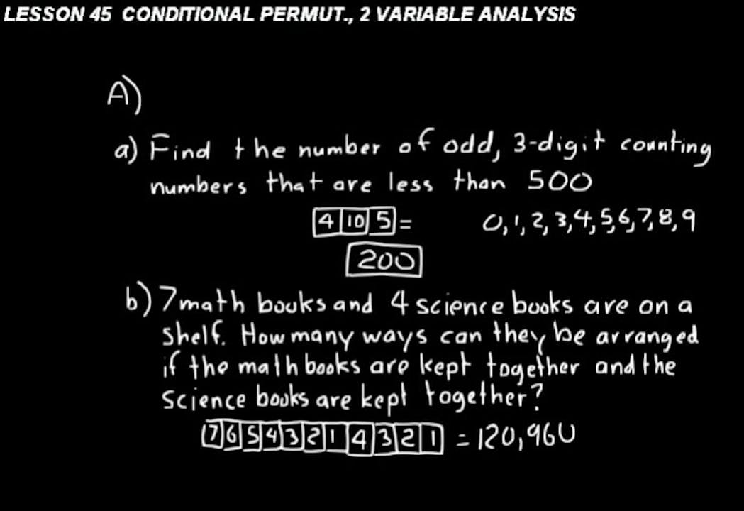 Lesson 45 DIVE Advanced Math - DIVE into Math and Science