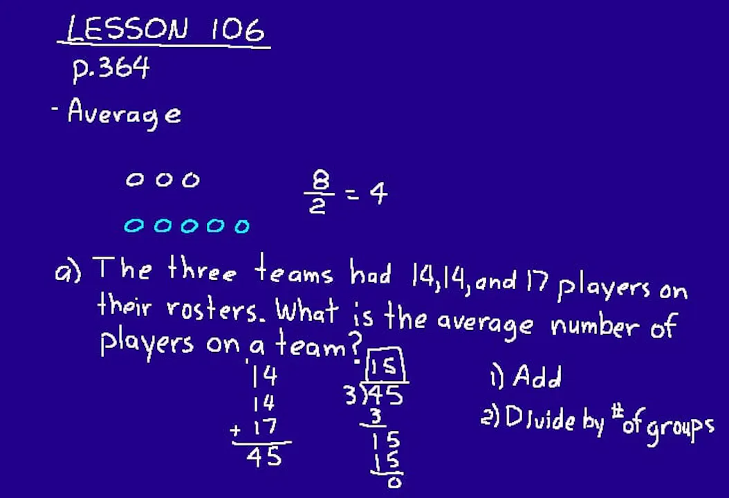 Lesson 106 DIVE 5/4, 2nd Edition - DIVE into Math and Science
