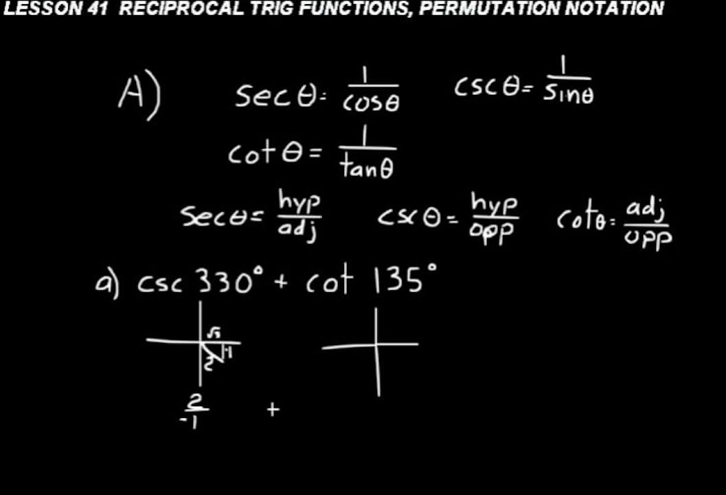Lesson 41 DIVE Advanced Math - DIVE into Math and Science