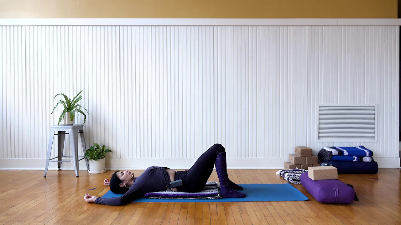 Relax & Renew: Playing with Supported Back Bends • Sabbi Lall • 30 min ...