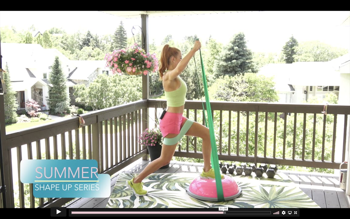 Bosu Band Blast - Dynamic Pilates TV - On-demand Pilates Training